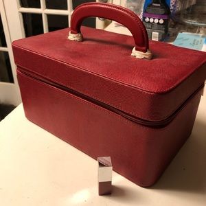 Estee Lauder Bags | Red Bagcosmetic Bag | Poshmark